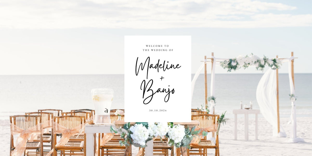 The Benefit of Printed Signage and How to Include Them in Your Wedding ...