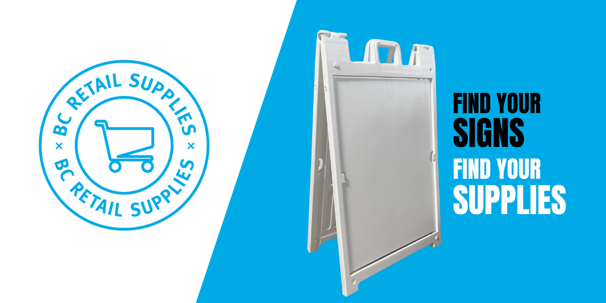 Surrey Signs & Print | Coroplast Sheets | Custom Signs – BC Retail Supplies