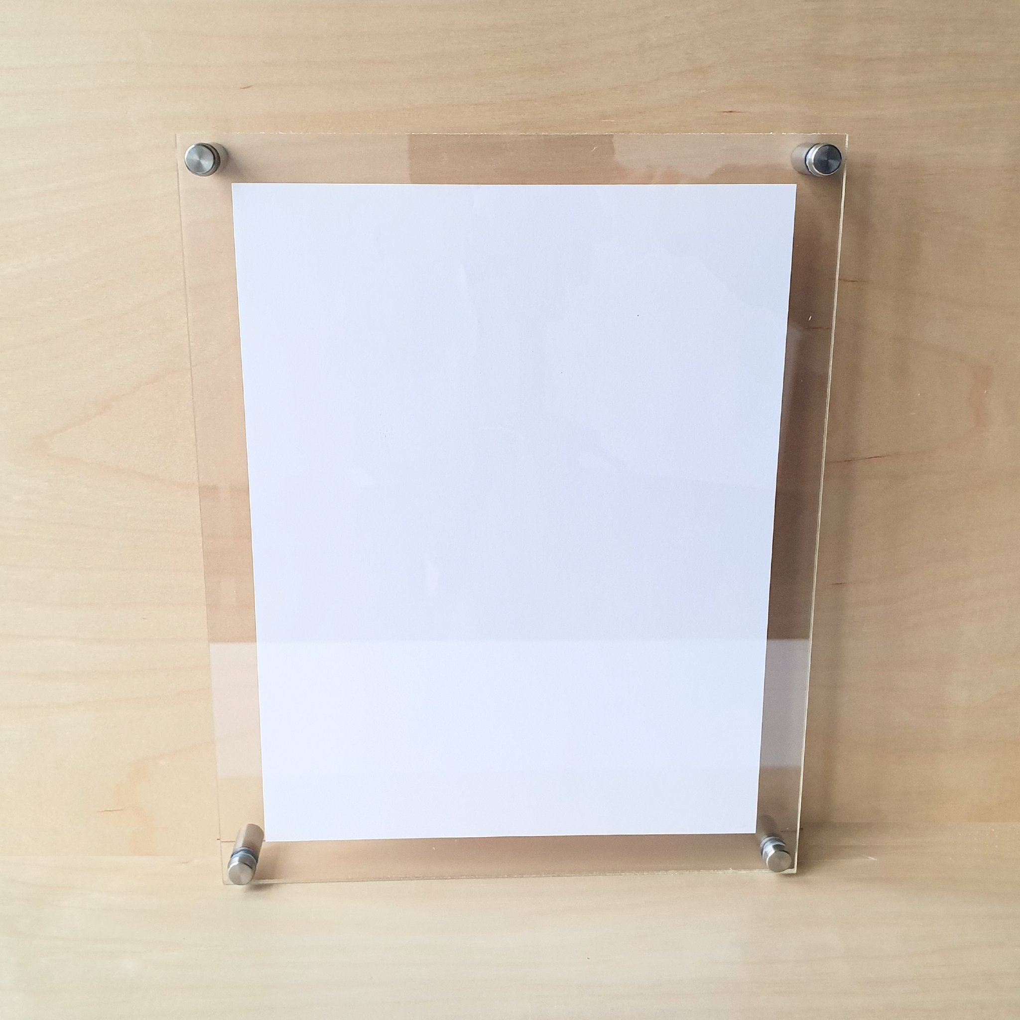 Acrylic Standoff Sign Holder – BC Retail Supplies