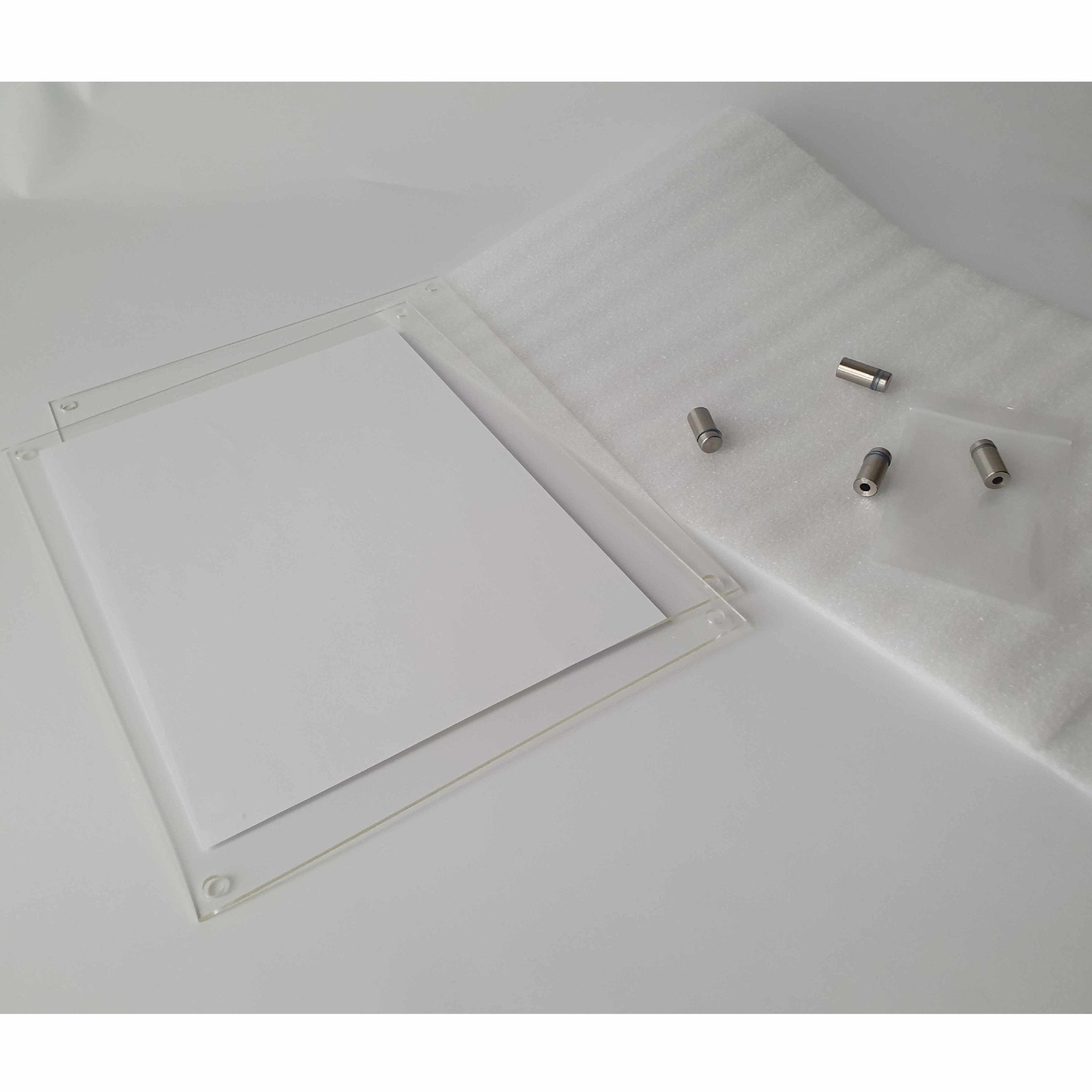 Acrylic Standoff Sign Holder Bc Retail Supplies