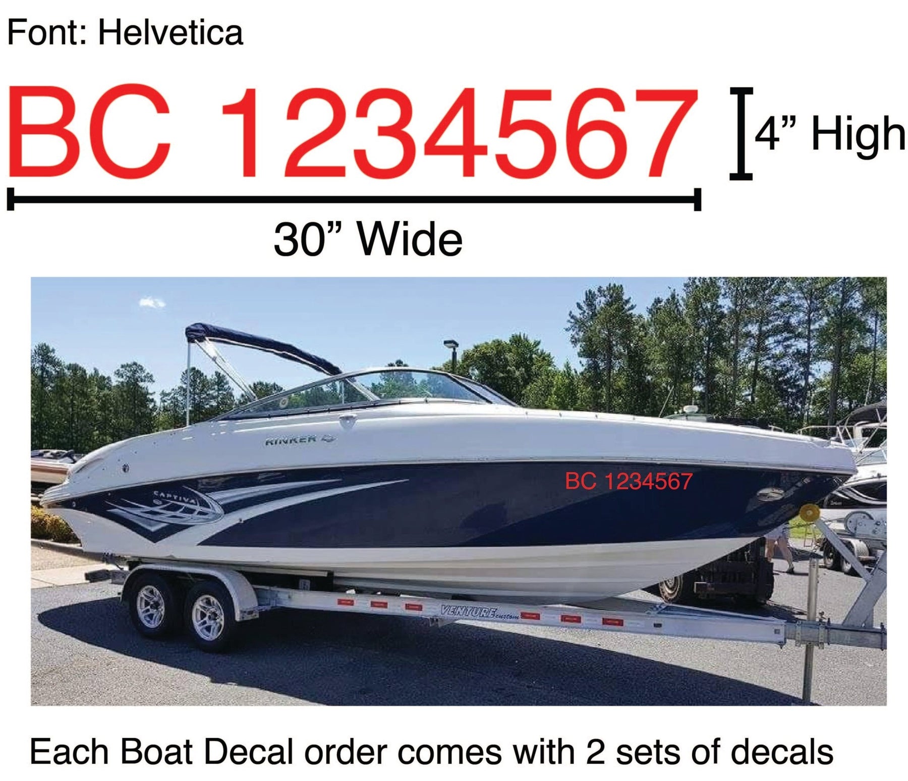 Boat Decals Stickers – BC Retail Supplies