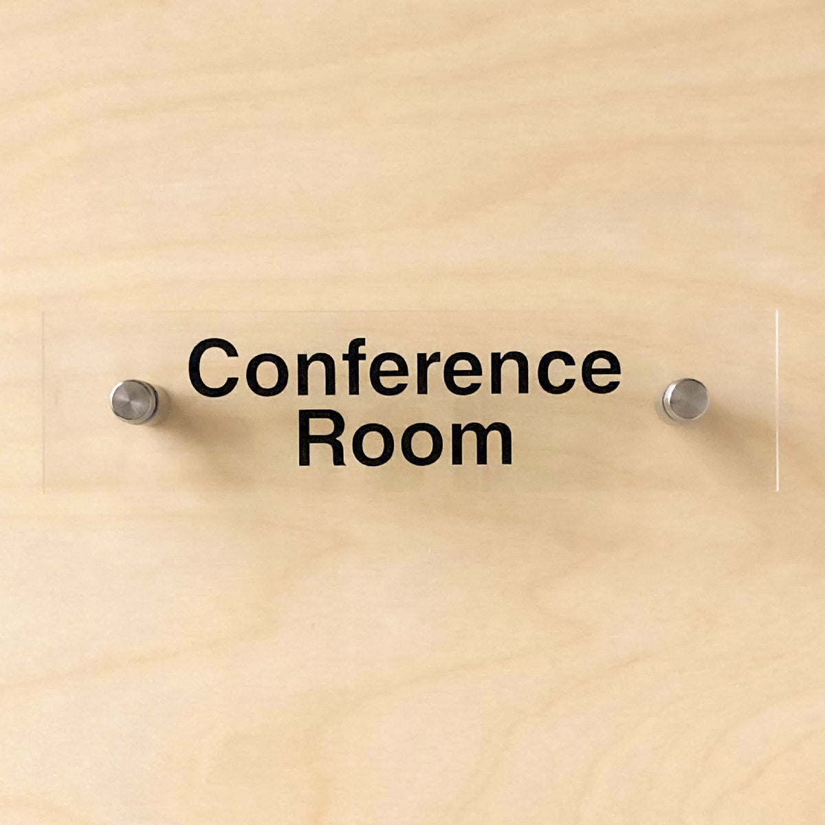 Conference Room Sign - Acrylic with Standoffs – BC Retail Supplies