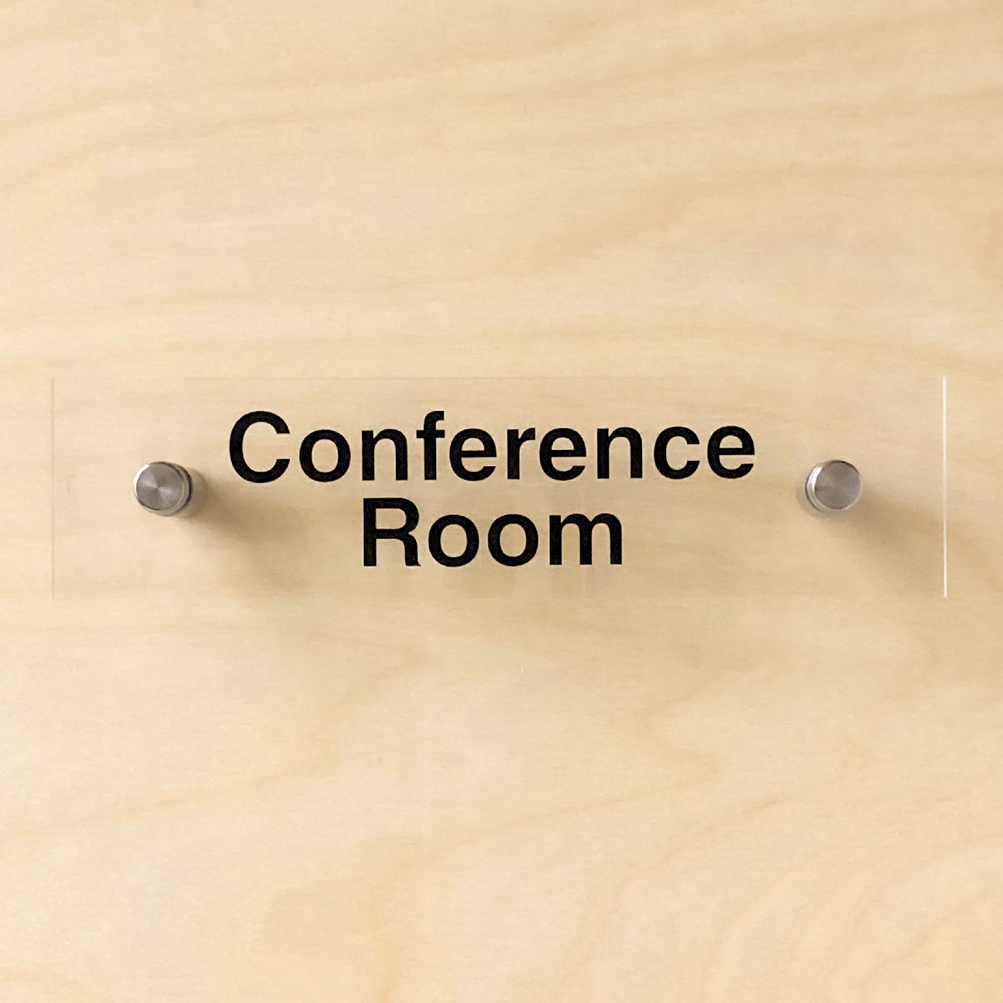 Conference Room Sign - Acrylic with Standoffs – BC Retail Supplies