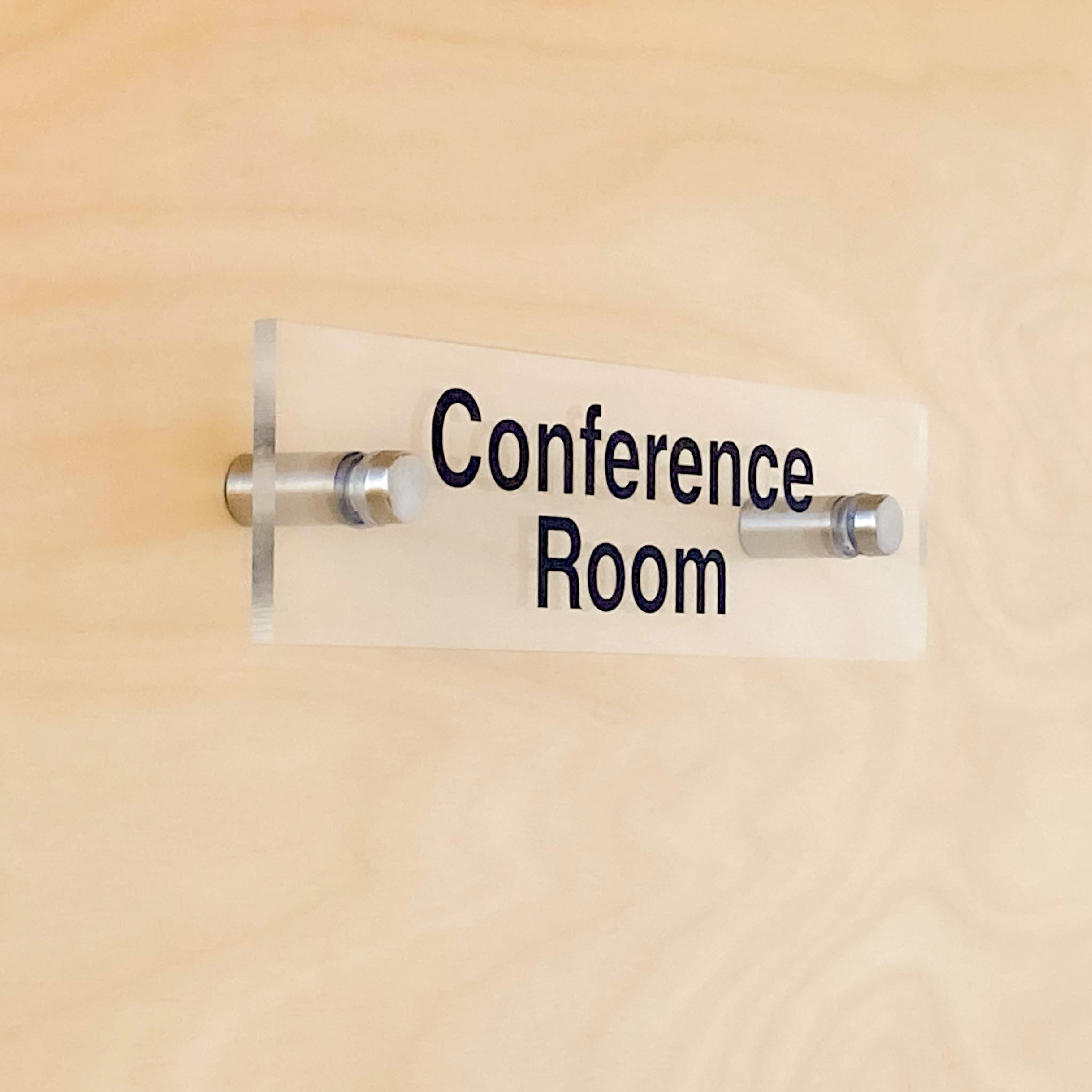 Conference Room Sign - Acrylic with Standoffs – BC Retail Supplies