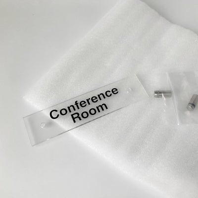 Conference Room Sign - Acrylic with Standoffs – BC Retail Supplies
