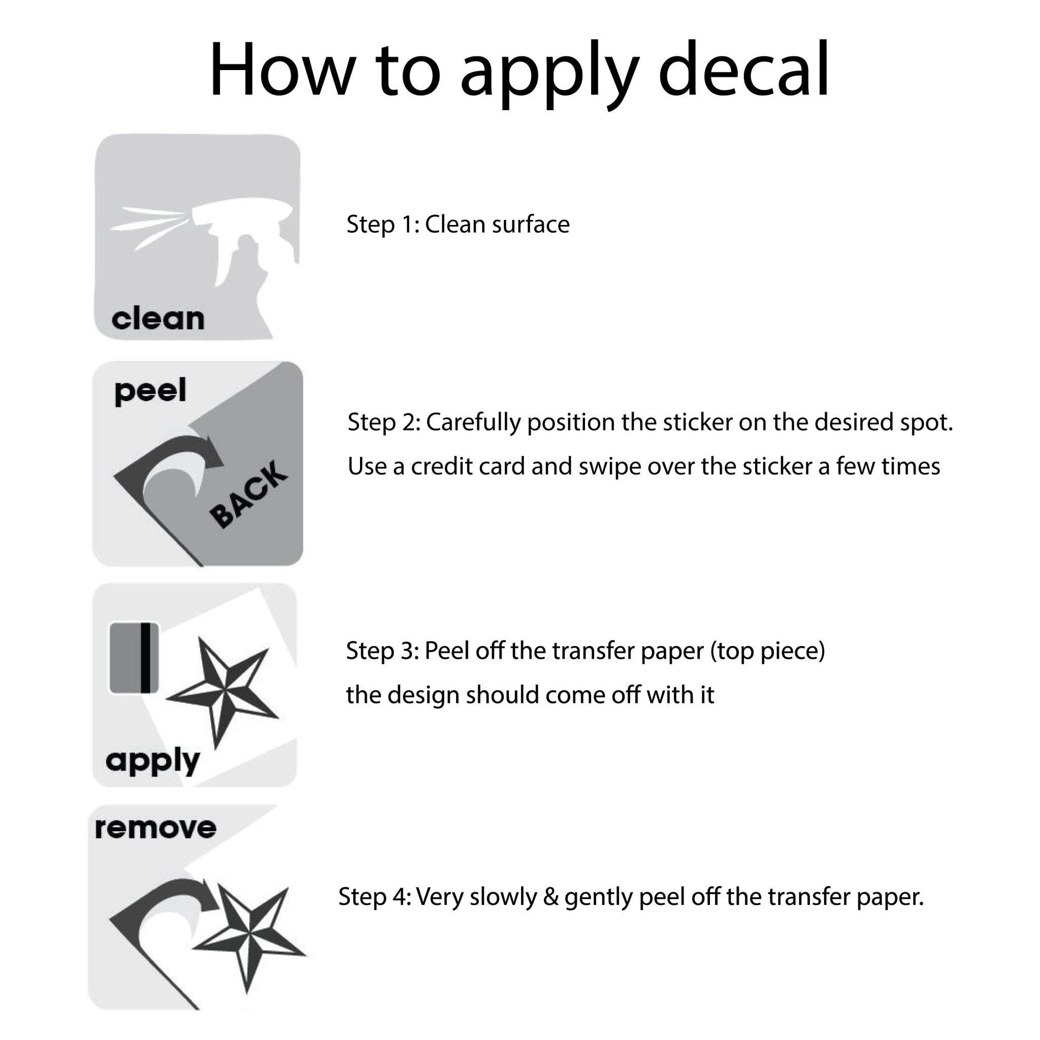 NSC Number with Company Name Decal (Set of two) - 2" H – BC Retail Supplies