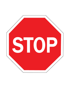 Stop Sign 3mm 24″x24″ Aluminum Composite – BC Retail Supplies