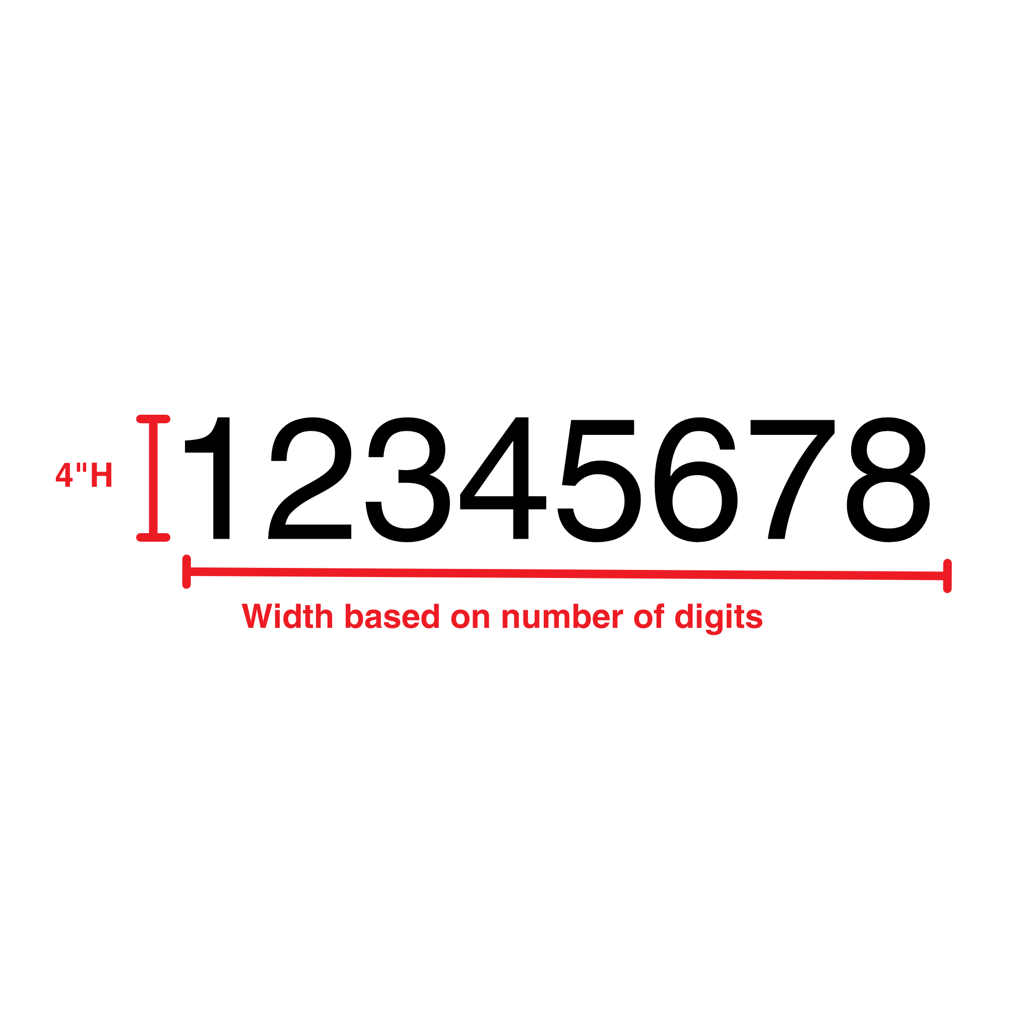 Commercial Unit Number Decal – BC Retail Supplies
