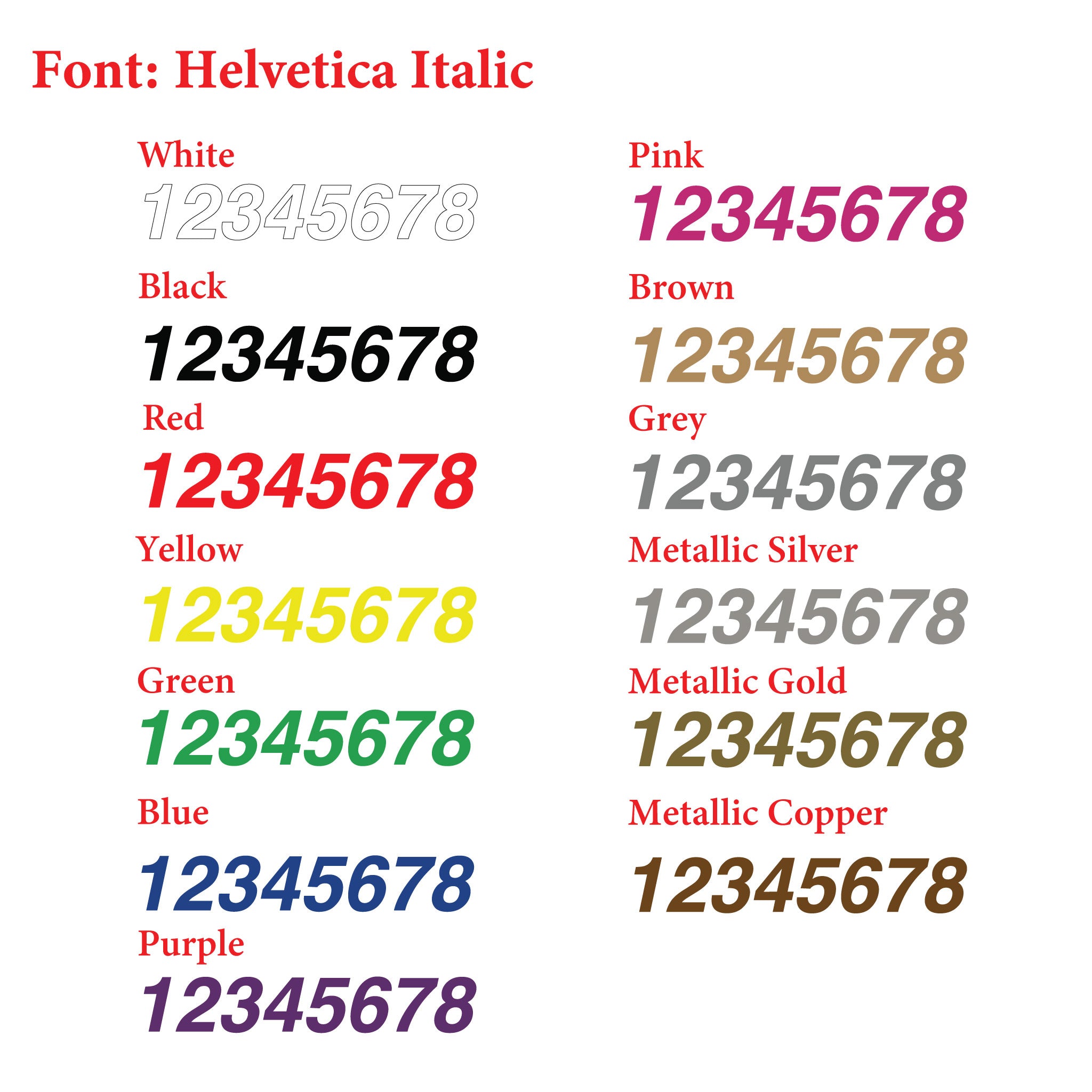 Commercial Unit Number Decal – BC Retail Supplies